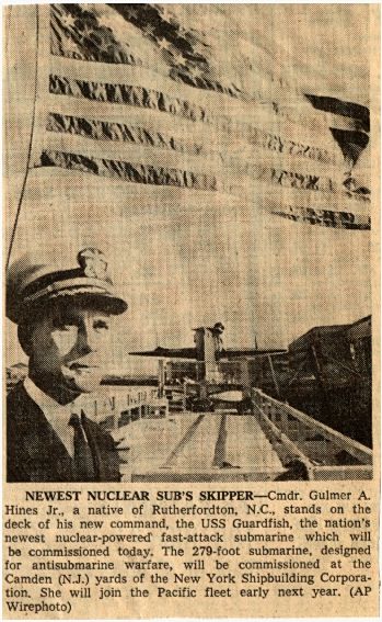 USS GUARDFISH HISTORY AND SPECIFICATIONS